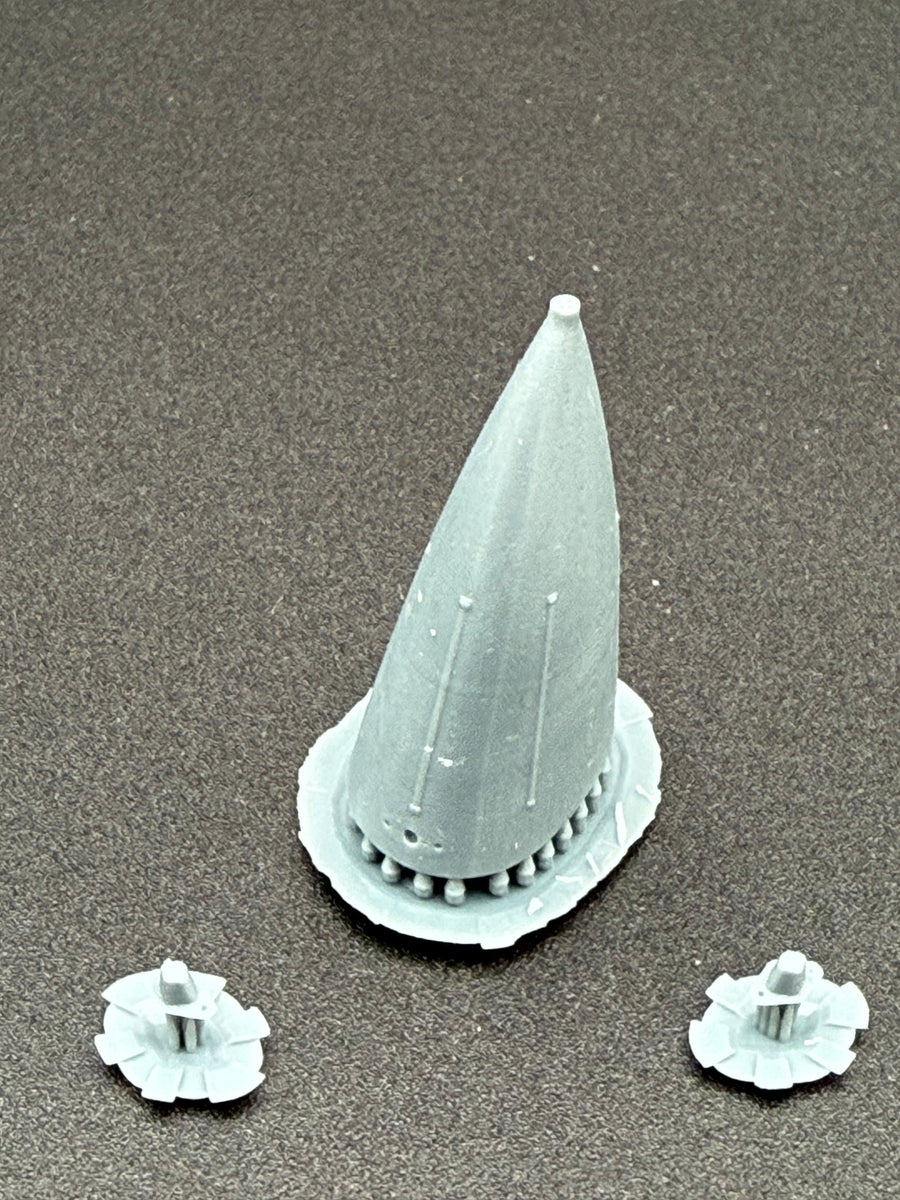 48261 F-16 One piece Radome with AOA Covers (Kinetic pre 2022 kits ...