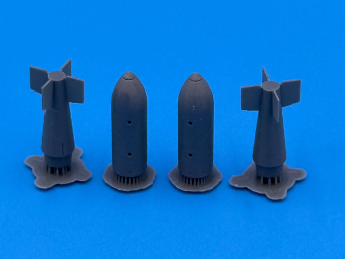 48274 RAF 1000LB Slick Fin Bomb (2) – Phase Hangar Resin