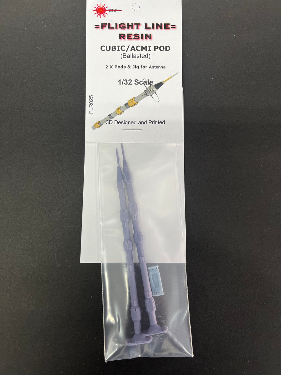 FLR025 1/32 CUBIC/ACMI Pod (Ballasted) – Phase Hangar Resin