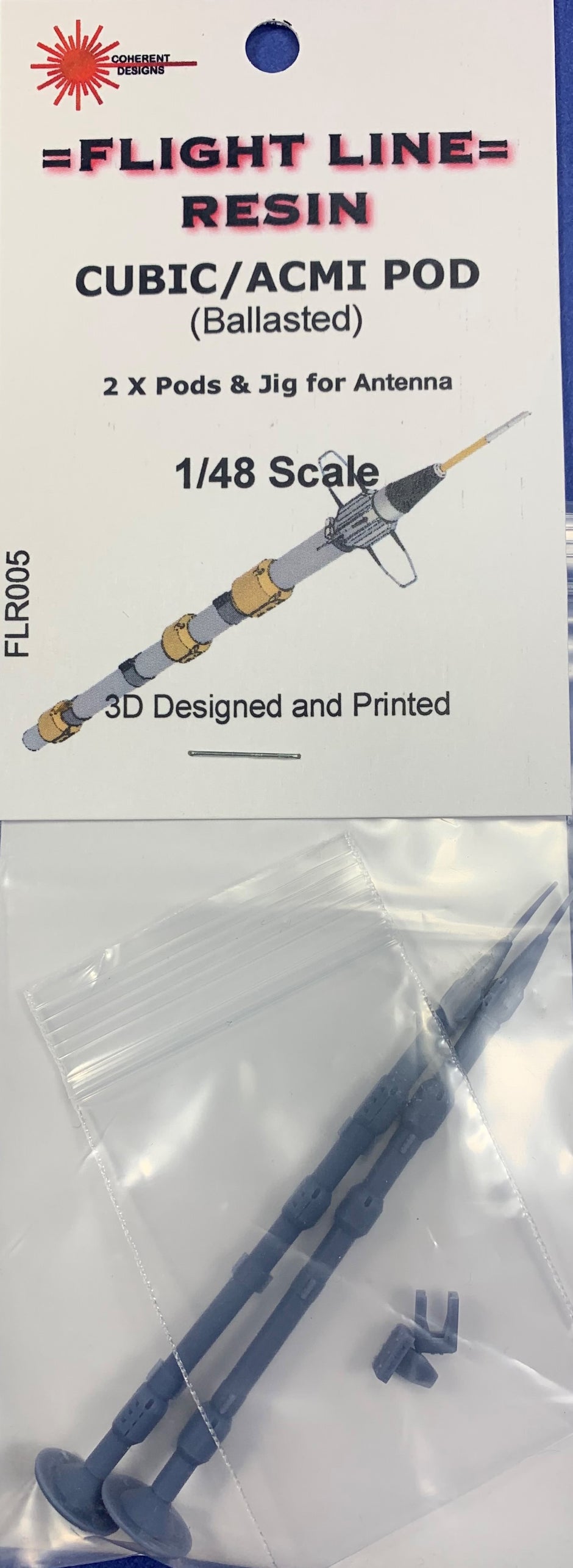 FLR005 1/48 CUBIC/ACMI Pod (Ballasted) – Phase Hangar Resin