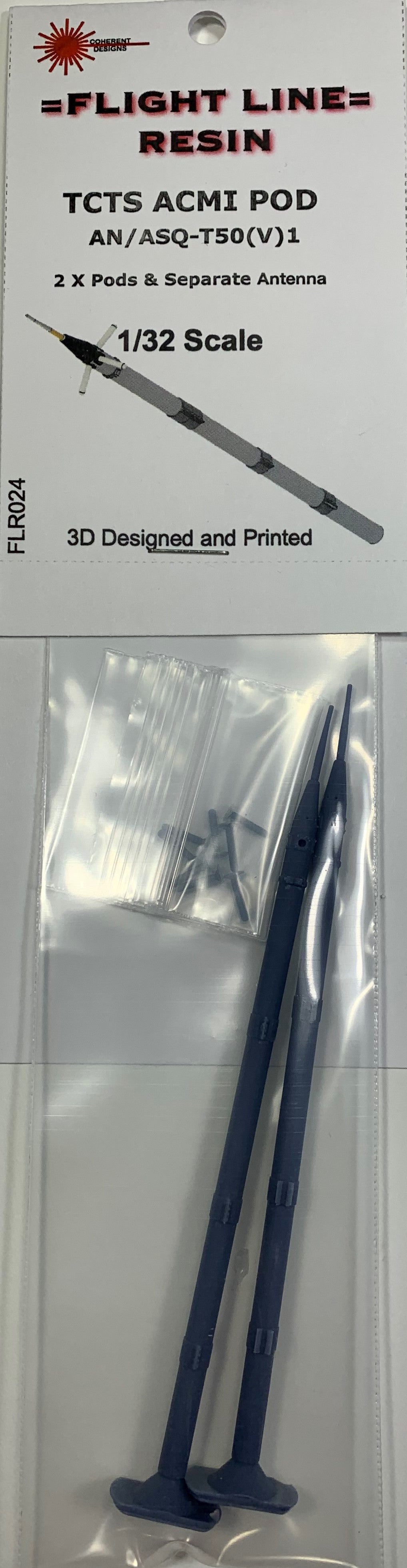 FLR024 1/32 TCTS ACMI Pod AN/ASQ-T50(V)1 – Phase Hangar Resin
